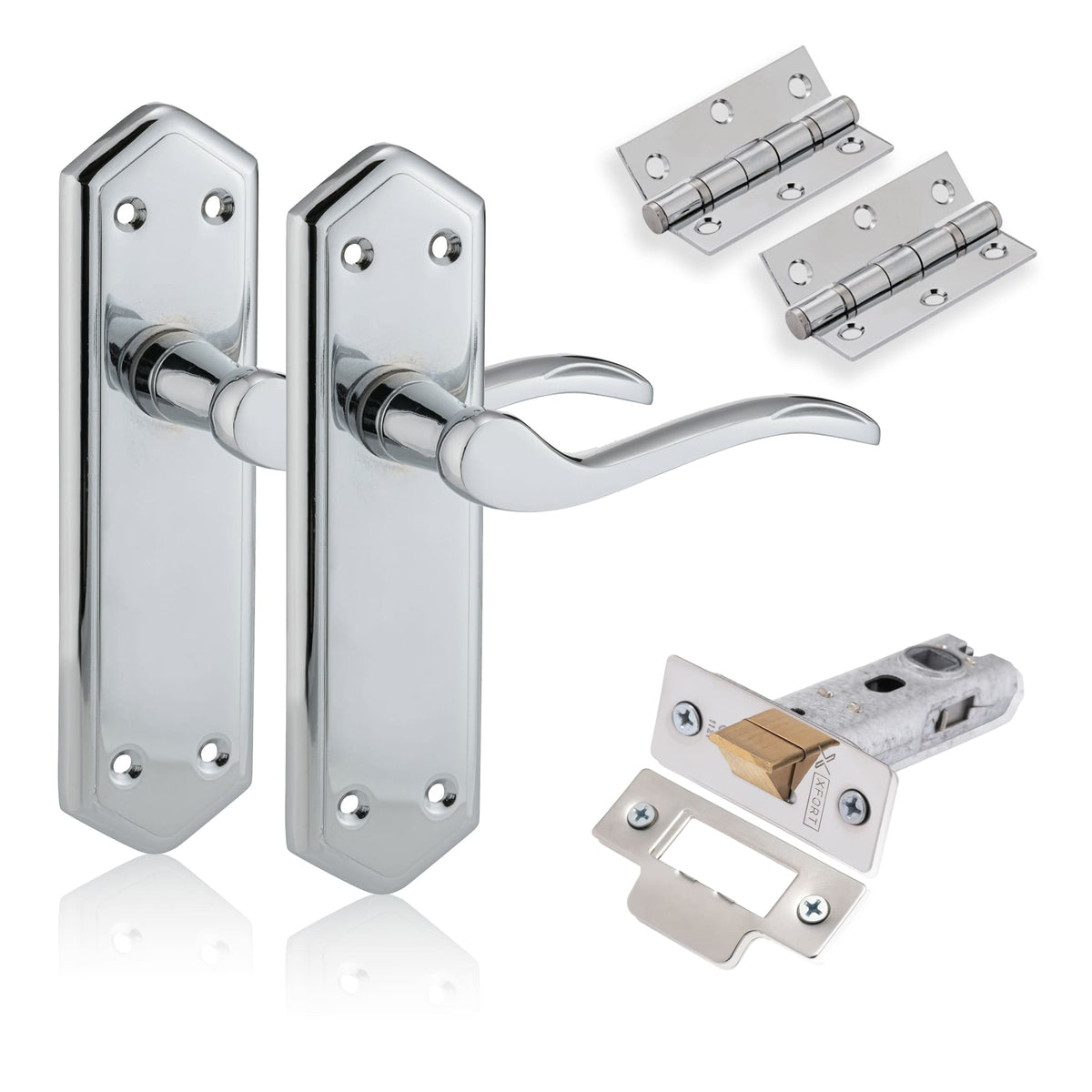 XFORT London Suite Lever Latch Door Pack, Complete Set with Door ...