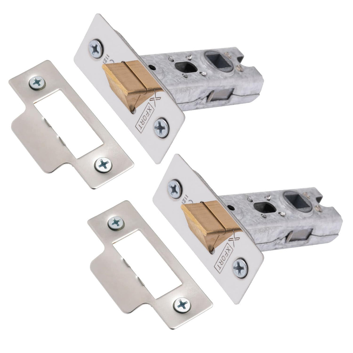 XFORT 2 Pack 65mm Tubular Latches, Mortice Door Latch Designed to be ...
