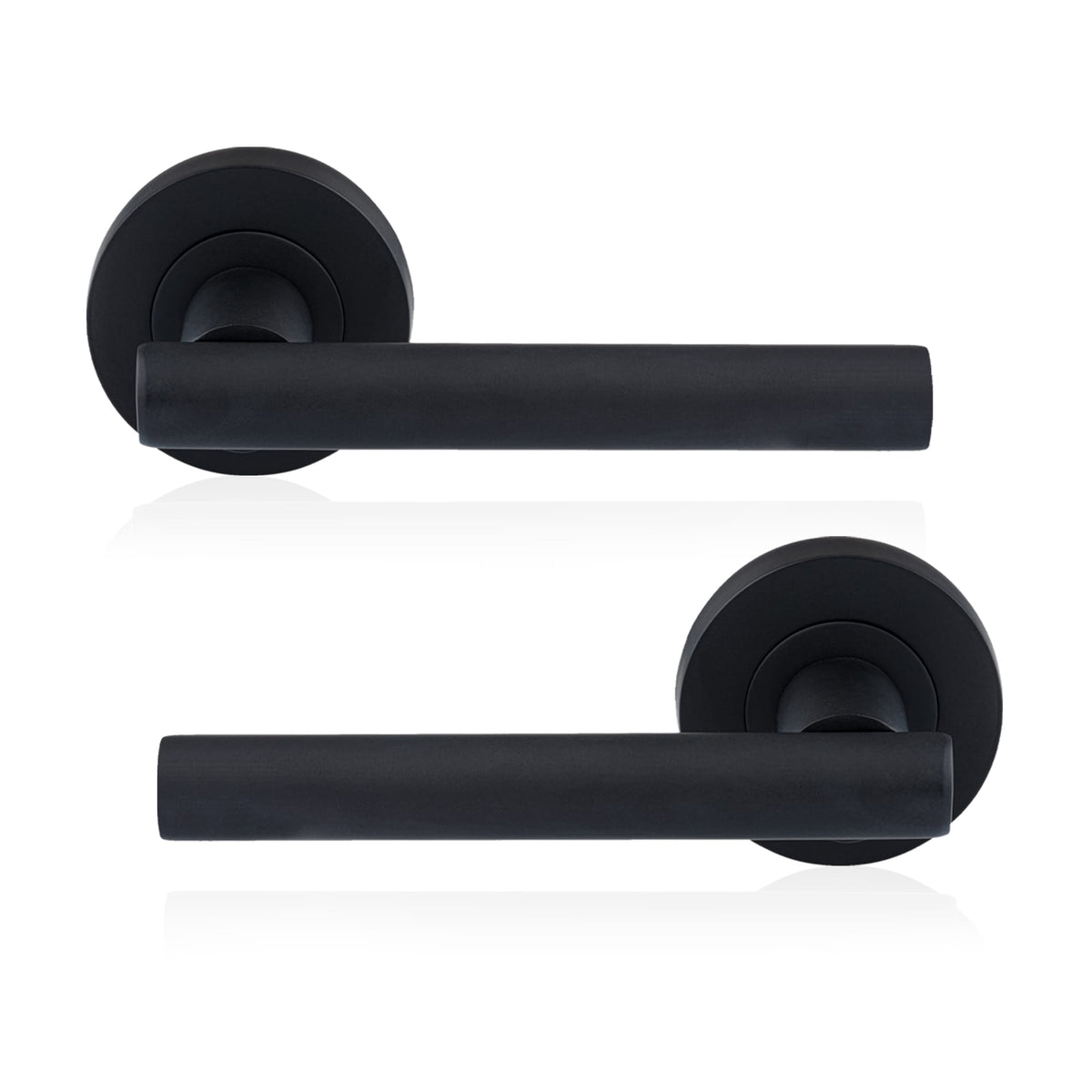 XFORT Liberty Lever on Rose Handles, T-Bar Lever Rose Door Handles for ...