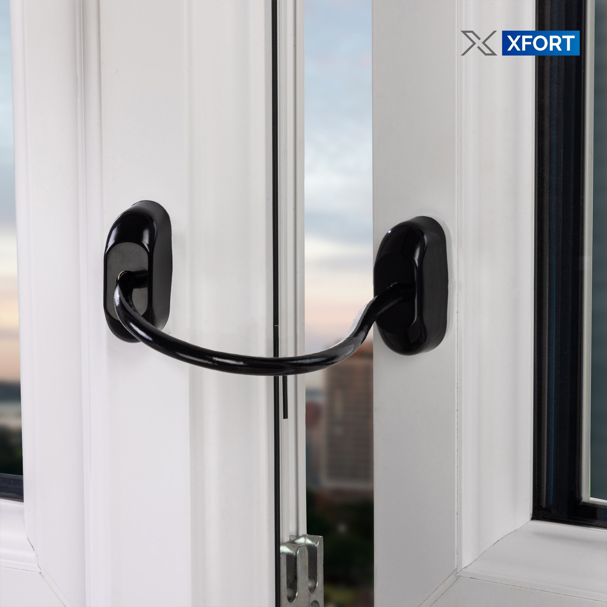 XFORT 4 Pack Viper Fixed Cable Window Restrictor